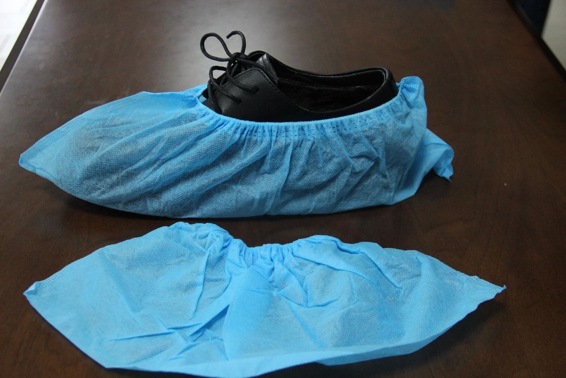 white or blue color disposable non woven shoe cover for home use